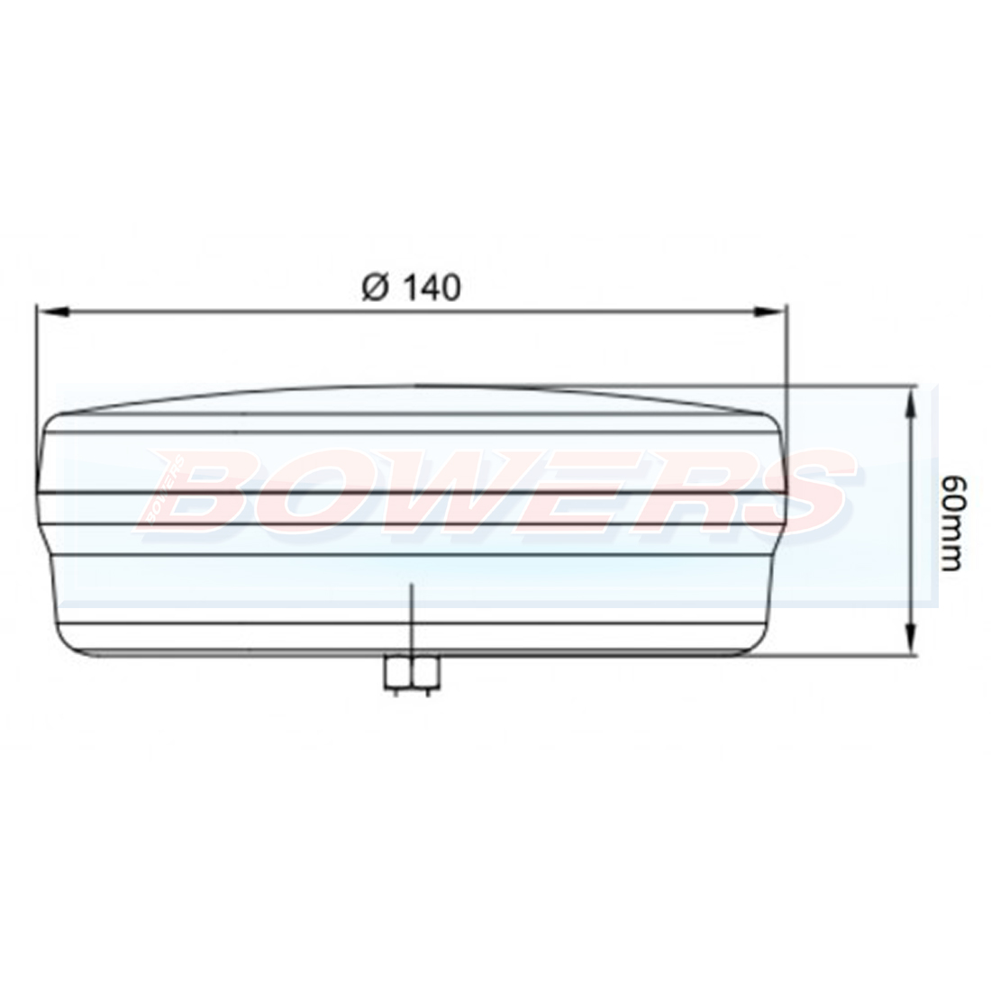 Truck-Lite 12v/24v Universal LED Rear 140mm Combination Hamburger ...
